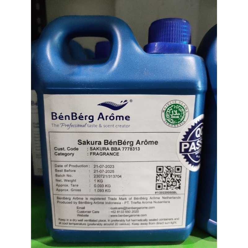 Jual SAKURA GRADE 1 BY BENBERG AROMA BIBIT LOUNDRI | Shopee Indonesia