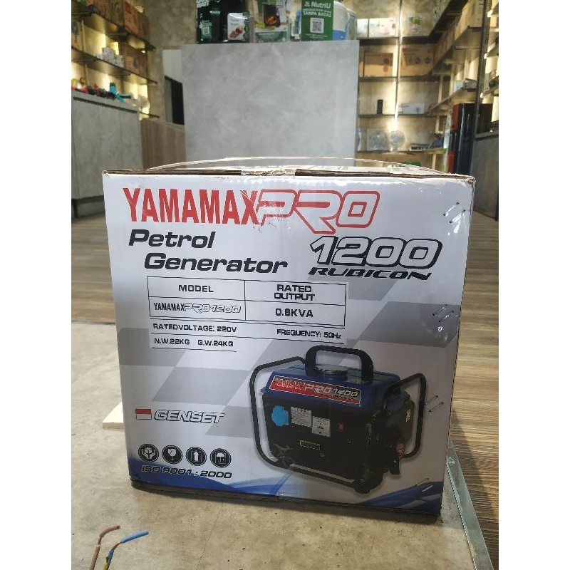 Jual YAMAMAX GENSET GENERATOR PRO 1200 RUBICORN (750 W) | Shopee Indonesia