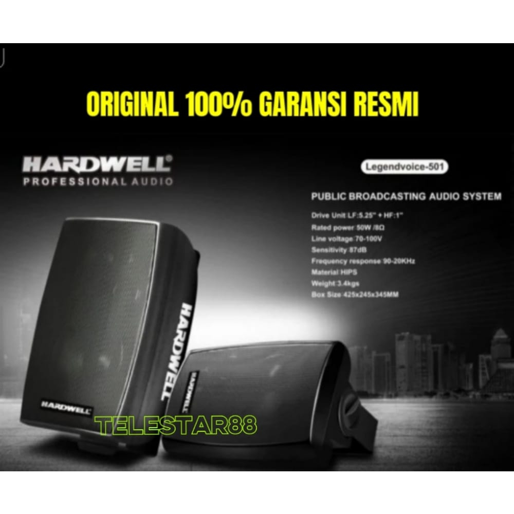 Jual SPEAKER PASIF 5 INCH HARDWELL LEGEND VOICE 501 ORIGINAL | Shopee ...