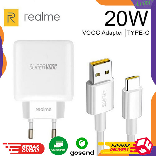 Jual CHARGER REALME 20W VOOC Charger Realme 5 Pro Realme X Realme XT ...