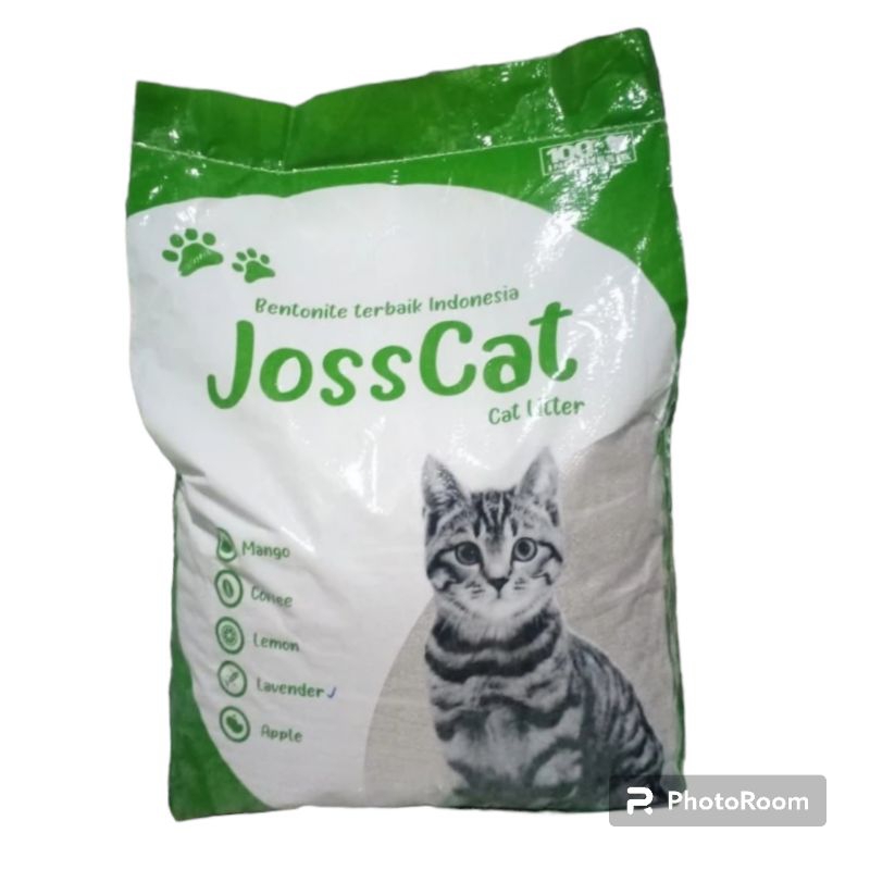 Jual GRAB / GOJEK - Pasir kucing Joss cat 25L Gumpal & Wangi - Random ...