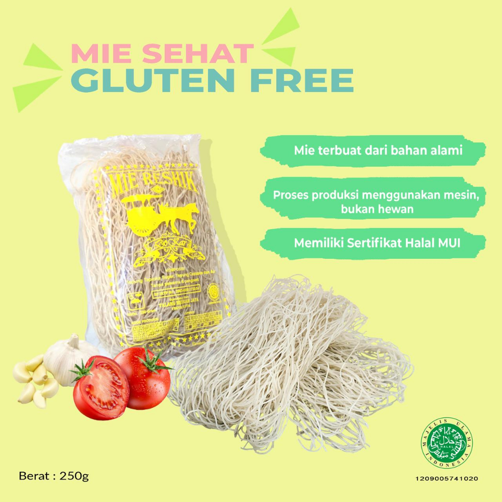 Jual Mie lethek reshik dokar gluten free organik bihun ubi kayu ...