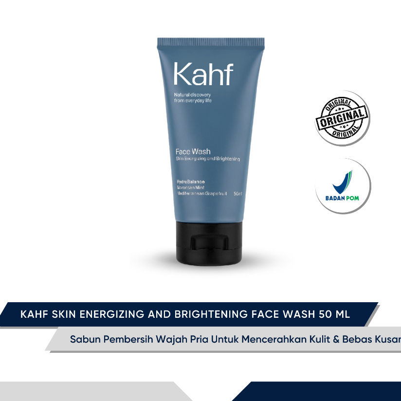 Jual Kahf Skin Energizing and Brightening Face Wash 50ml | Shopee Indonesia