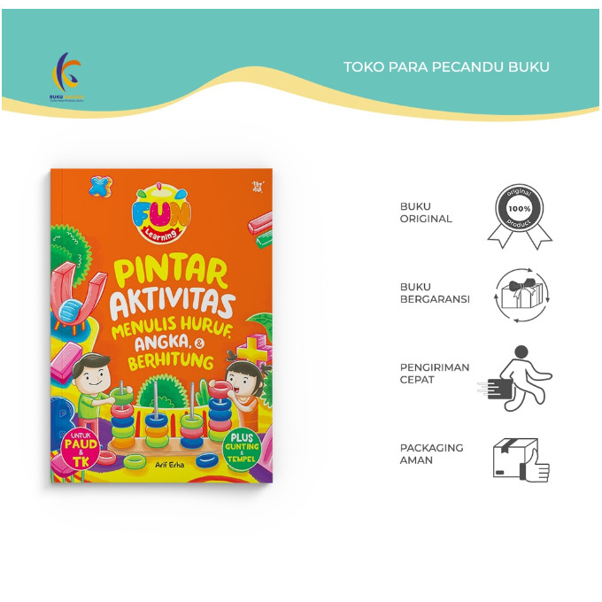 Jual {PROMO} - Buku Anak - Fun Learning Cerdas Bahasa Menulis Huruf ...