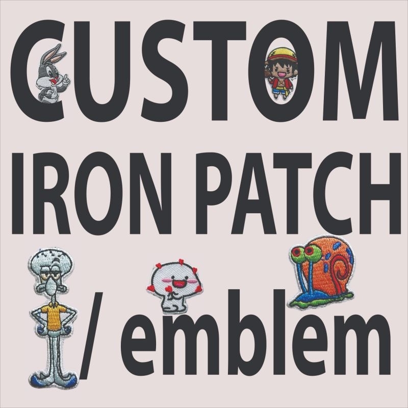 Jual CUSTOM IRON PATCH /EMBLEM | Shopee Indonesia