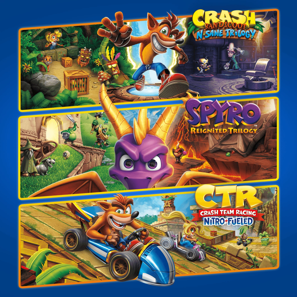 Jual CTR CRASH TEAM RACING + NSANE TRILOGY + SPYRO PS4 PS5 DIgital ...