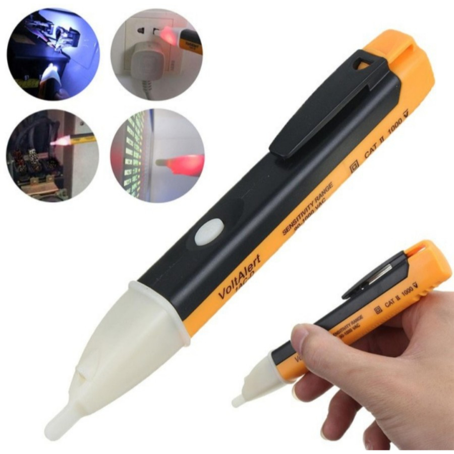 Jual TEST PEN NON CONTACT AC TESTPEN PENGUKUR ARUS LISTRIK TESTER PEN ...