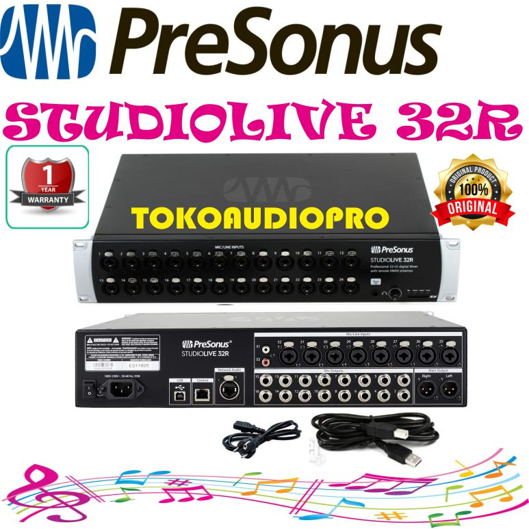 Jual Mixer PreSonus StudioLive 32R RackMount Digital Mixer Presonus ...
