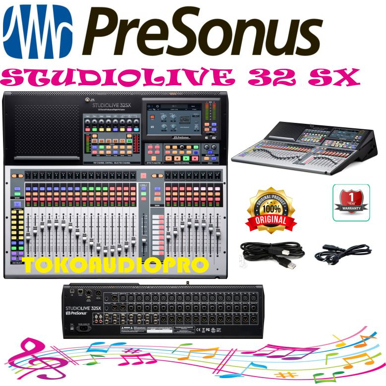 Jual Mixer Presonus Studiolive 32SX 32-Channel Digital Mixer Presonus ...