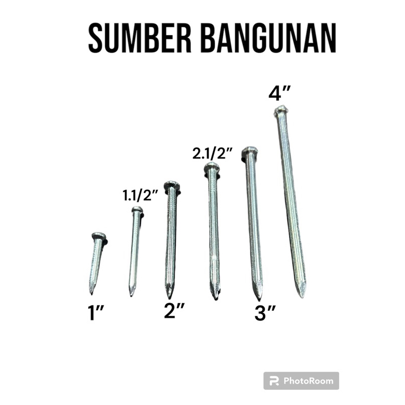 Jual PAKU TEMBOK / PAKU BETON / PAKU DINDING 1”, 1.1/2”, 2”, 2.1/2”, 3 ...