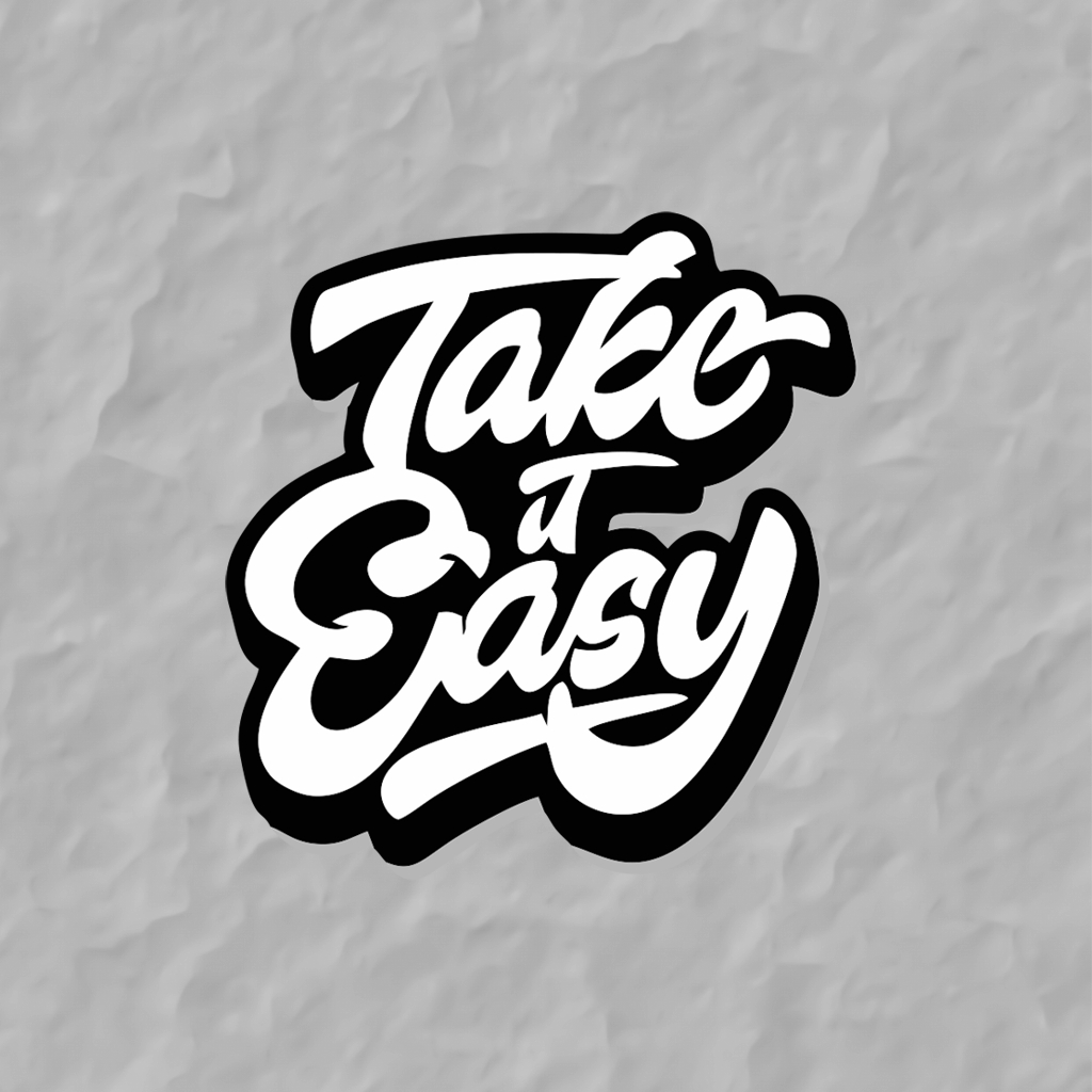 Jual Sticker TAKE IT EASY | Sticker Motor | Sticker RACING | Shopee ...