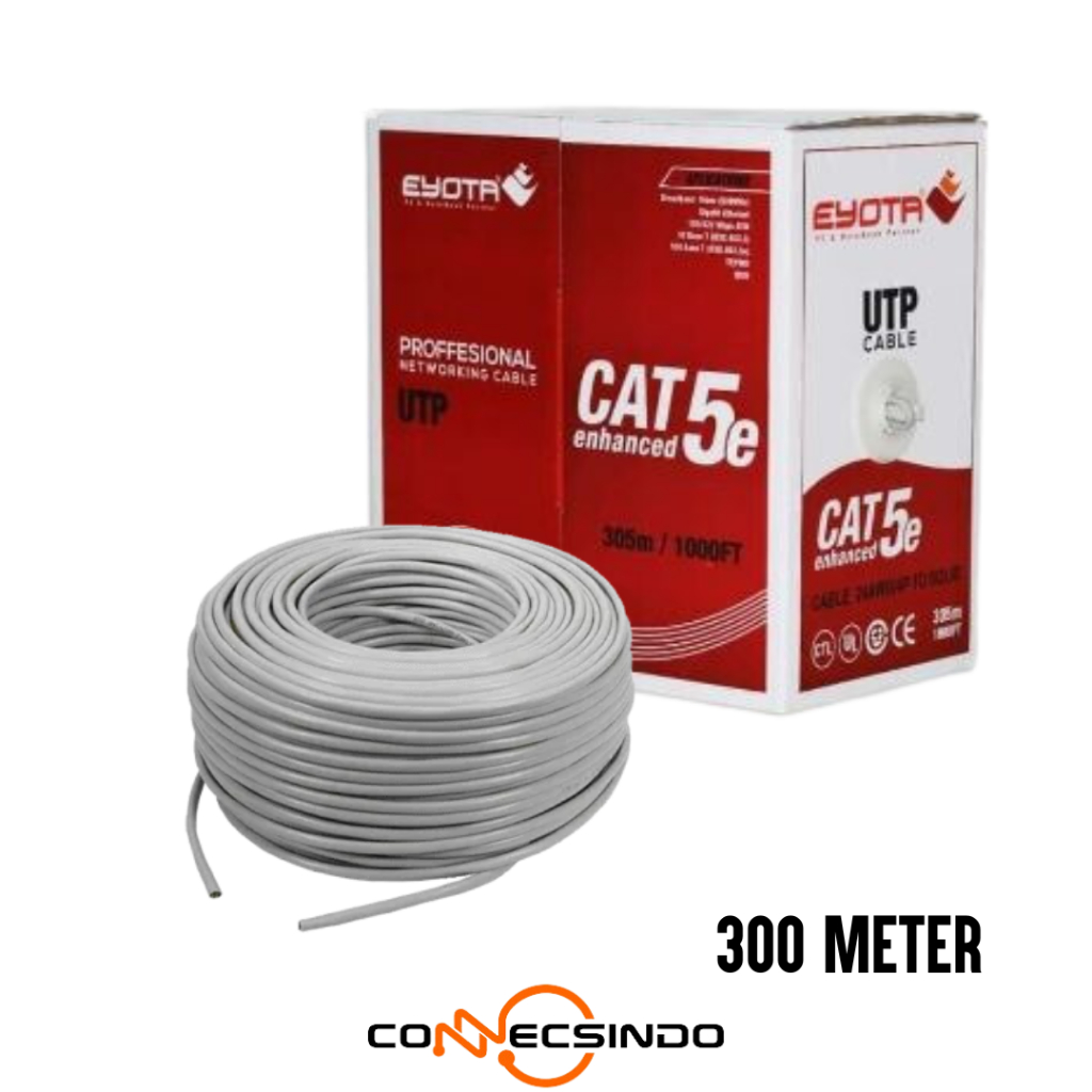 Jual Kabel LAN UTP CAT5E EYOTA 300 Meter | Shopee Indonesia