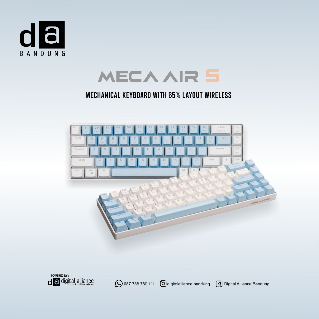 Jual Digital Alliance Meca Air S Gaming Keyboard Mechanical - Wireless ...