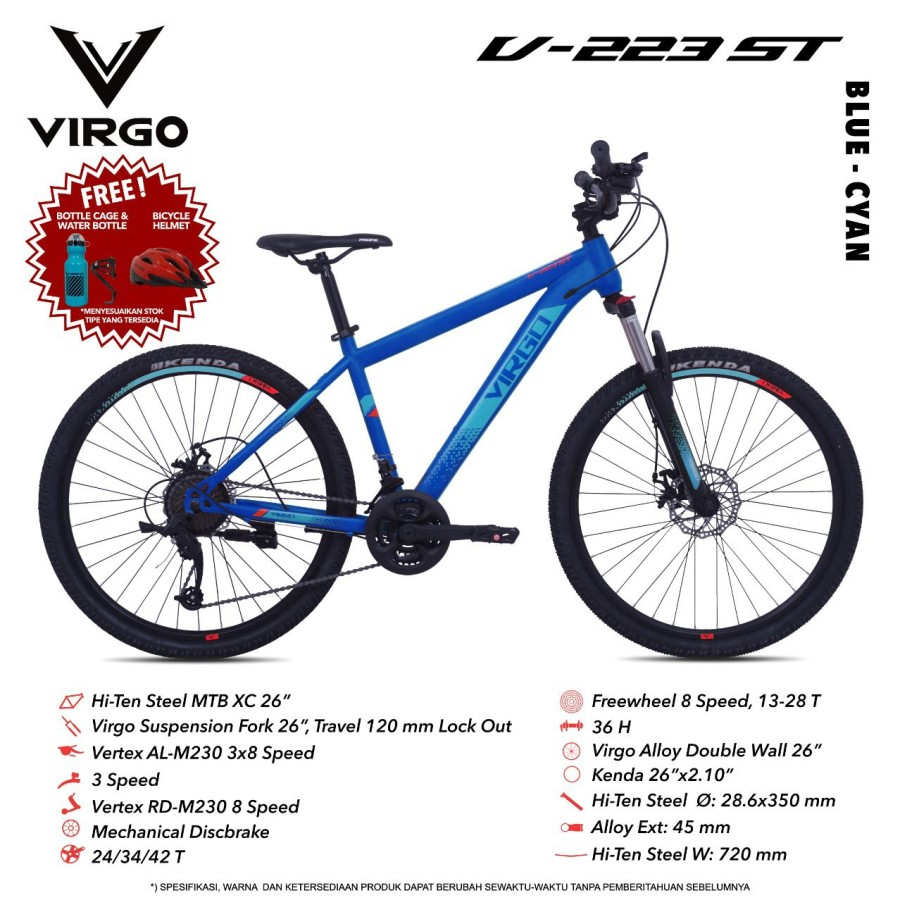Jual SEPEDA MTB VIRGO V-223 ST 26 INCH PACIFIC/Sepeda Gunung/Mountain ...