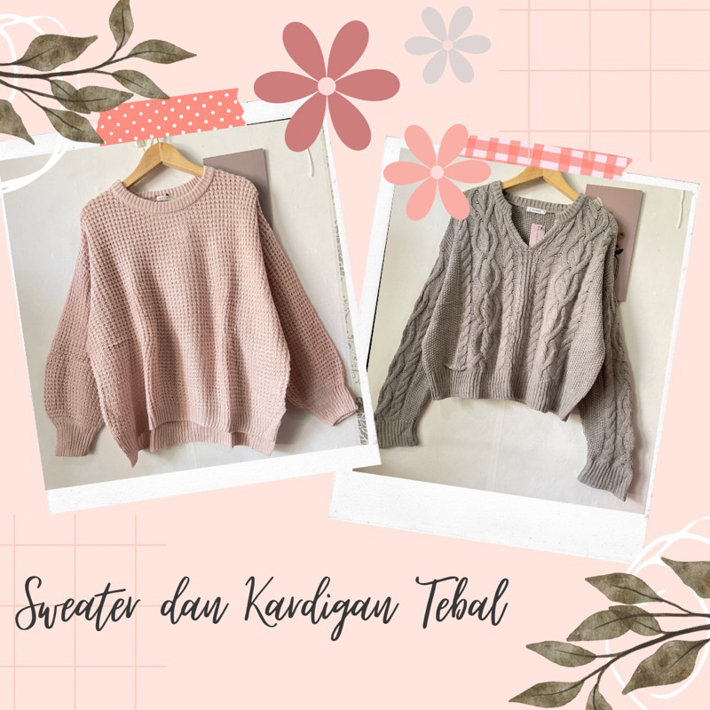 Jual Cardigan Kardigan dan Sweater Premium tebal | Shopee Indonesia