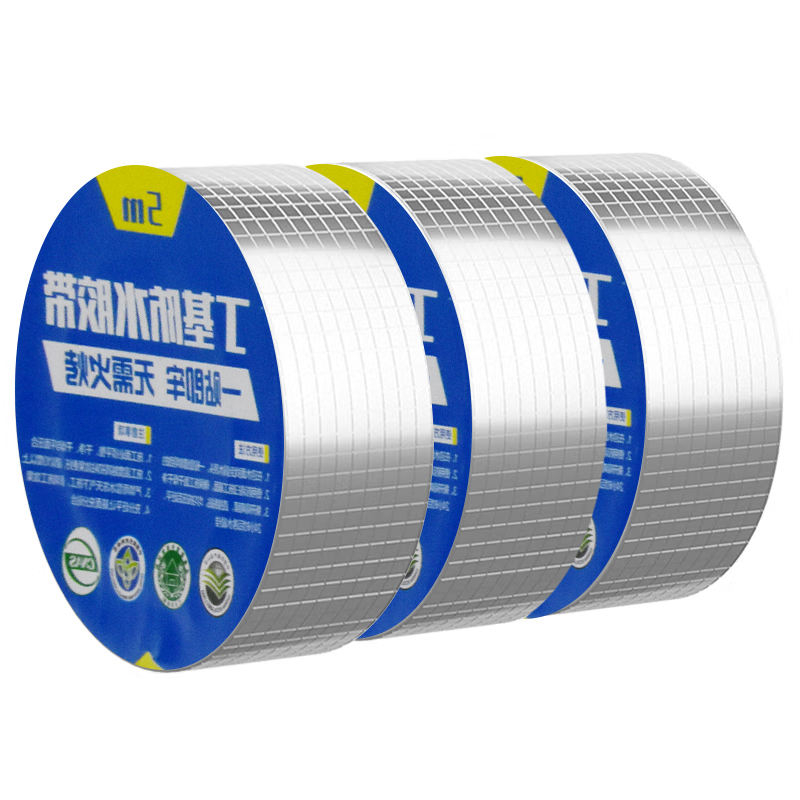 Jual Lakban Anti Bocor 5 meter / Aluminum Foil Butyl Super Tape Waterproof | Lem Perekat Anti ...