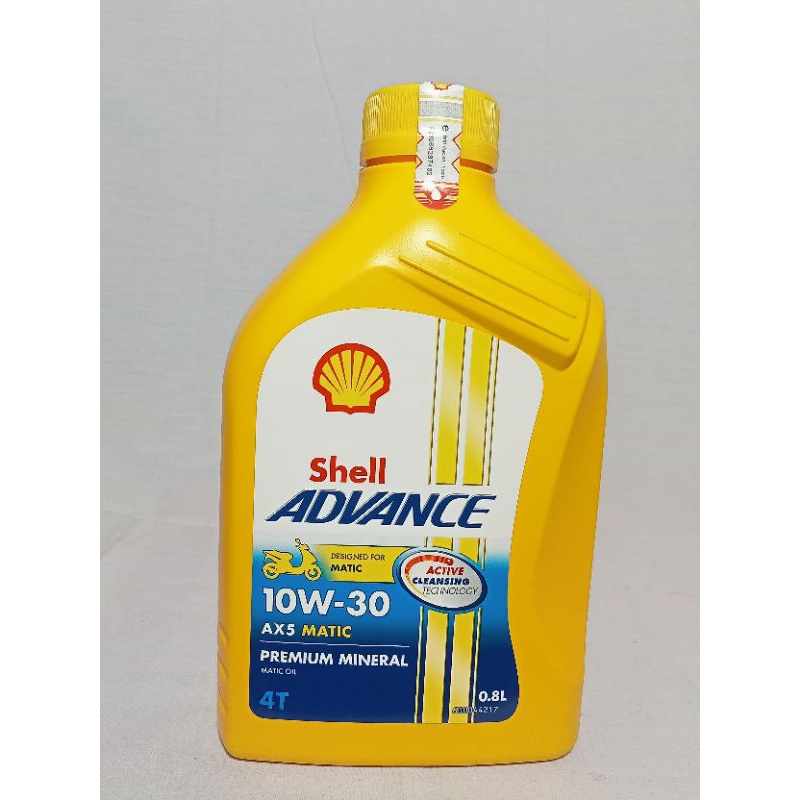 Jual oli Shell advance 10w-30 AX5 Matic 0,8 | Shopee Indonesia