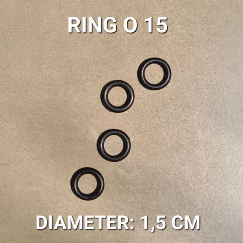 Jual [100 pc] Ring o plastik 1,3 cm / Ring bulat plastik / Ring O ...