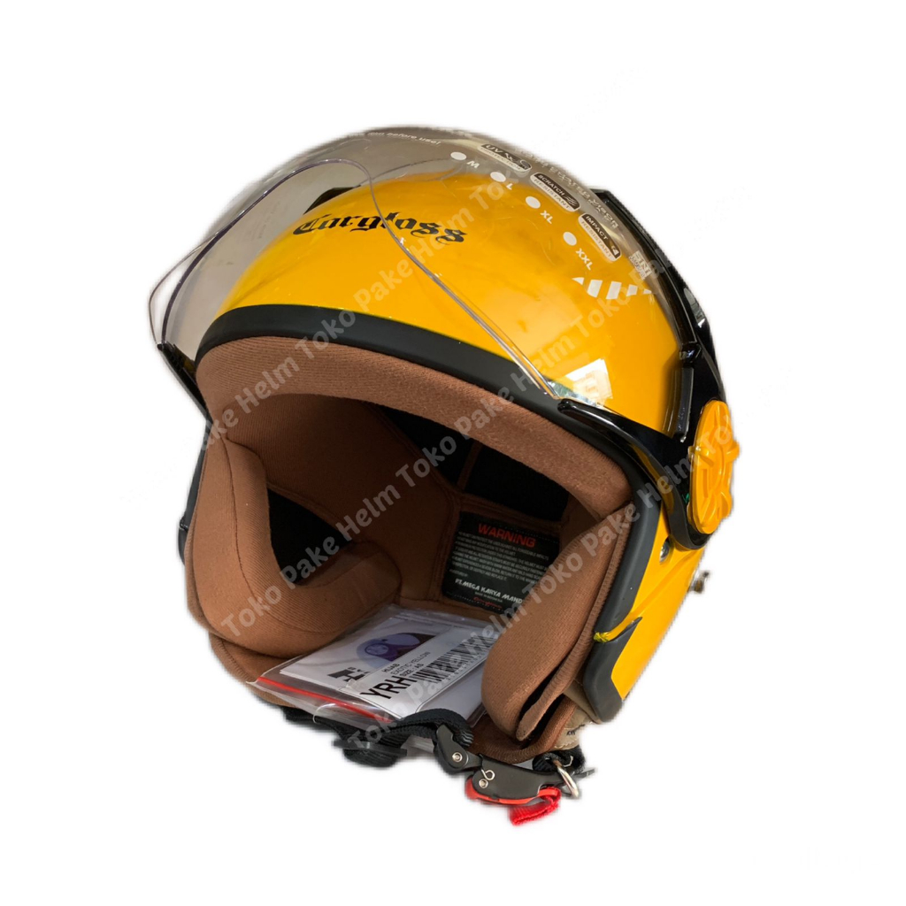 Jual Helm cargloss hijab retro original half face | Shopee Indonesia