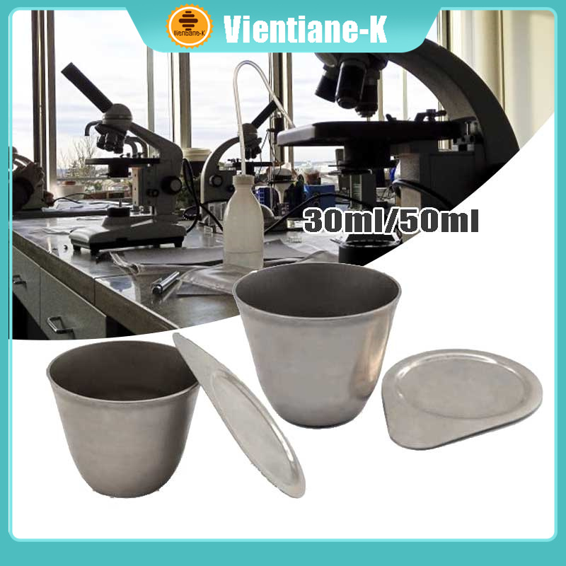 Jual Crucible Nickel 30ml 50ml Chemical Laboratory Chemistry Equipment ...