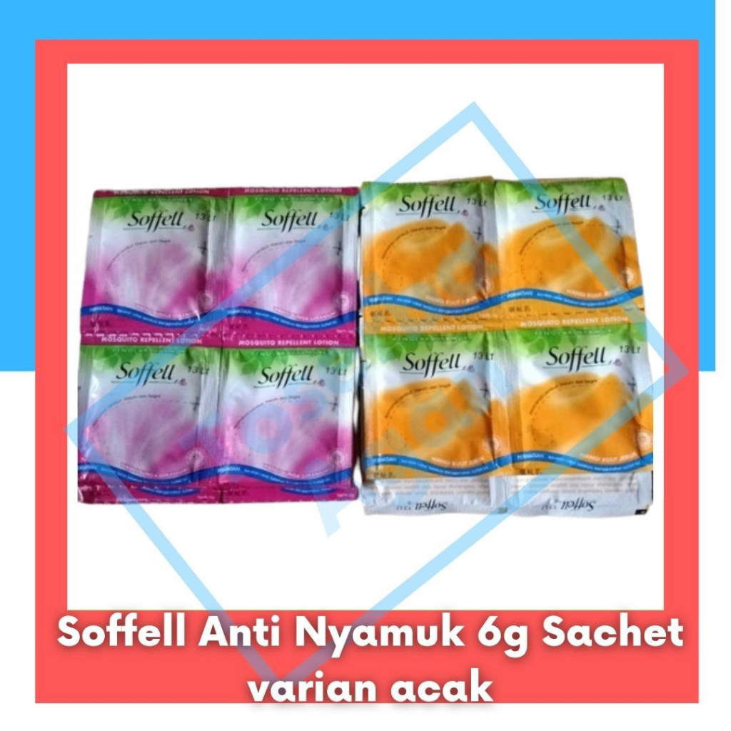 Jual SOFFELL Lotion Anti Nyamuk SACHET 1 SACHET (Varian Acak) | Shopee ...
