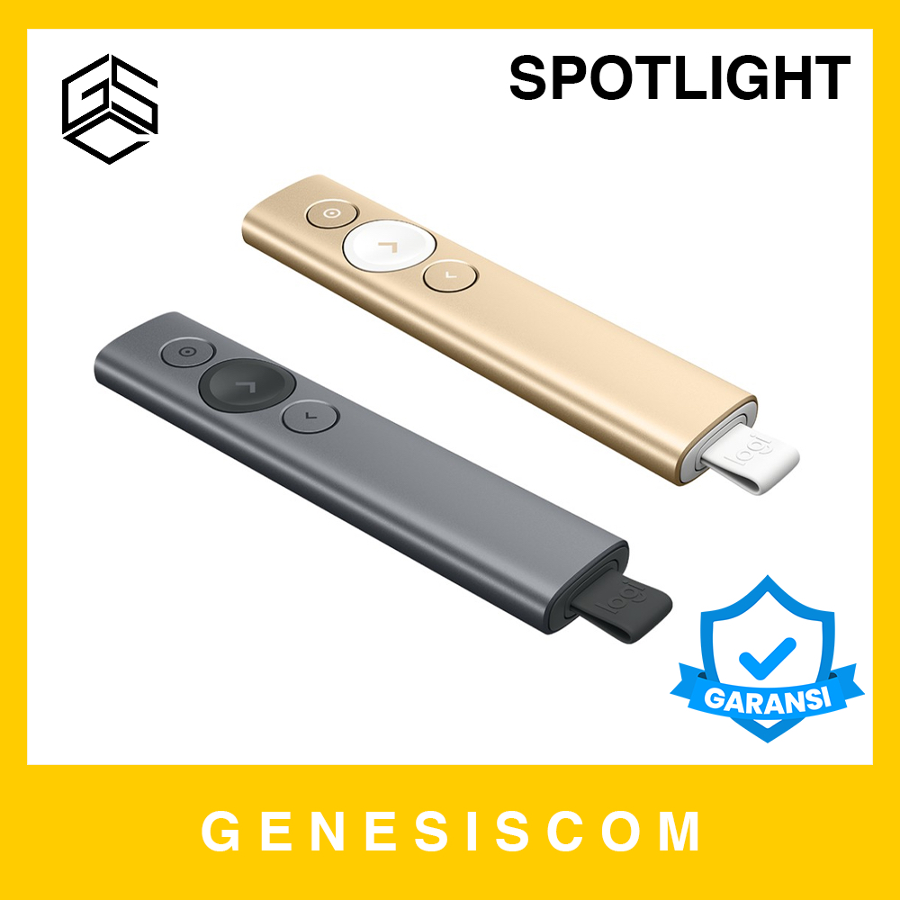 Jual Presenter LOGITECH SPOTLIGHT Digital Laser Pointer Wireless Presentasi Powerpoint Slideshow ...