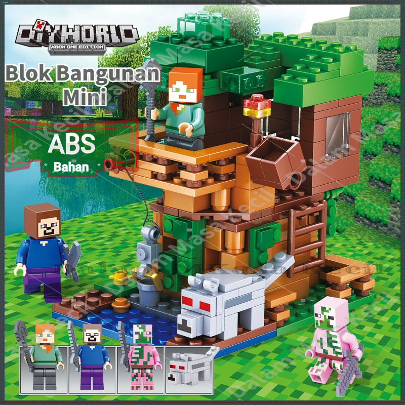 Jual Minecraft Mainan Balok -Roblox My world Mainan Anak Block -Roblok ...