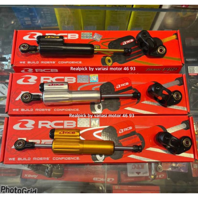 Jual STEERING DAMPER STABILIZER STANG RCB 80mm stabiliser stang rcb ...