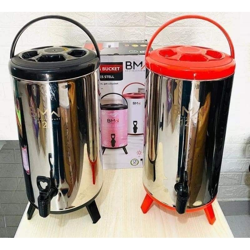 Jual TERMOS BMW MILK TEA BUCKET ORIGINAL | Shopee Indonesia