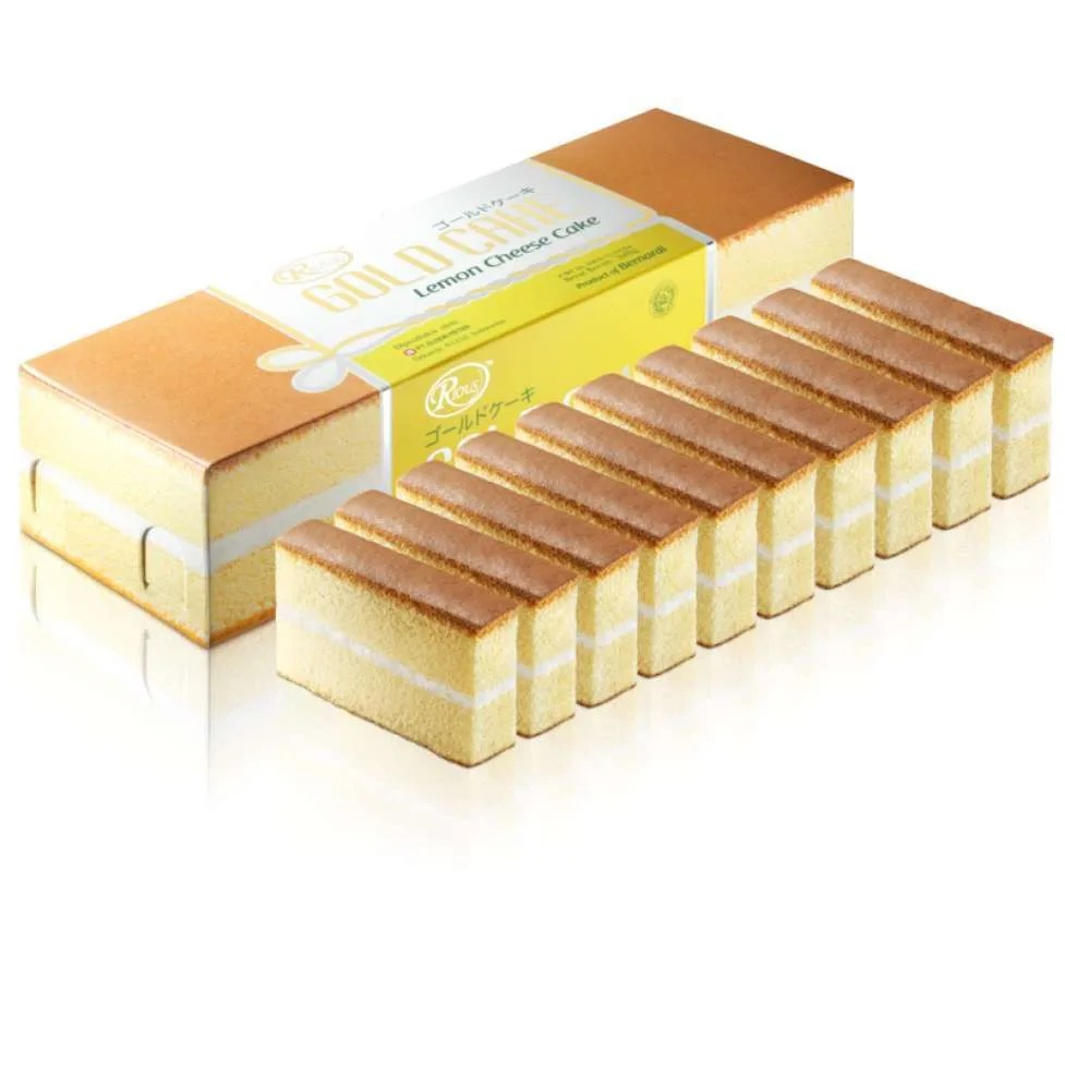 Jual Rious Gold Cake Mini Cheese Lemon 200gr|Rious Japanese Gold Cake ...