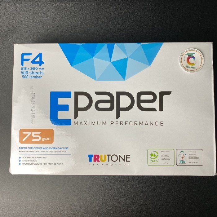 Jual Kertas HVS Epaper F4 75 gram | Shopee Indonesia