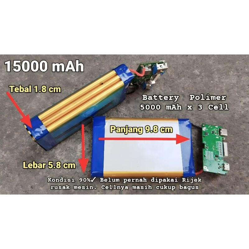 Jual Battery 𝐏𝐨𝐥𝐢𝐦𝐞𝐫 𝟏𝟎𝟎𝟎𝟎 𝐦𝐀𝐡/𝟐𝟎𝟎𝟎𝟎 𝐦𝐀𝐡 | Shopee Indonesia