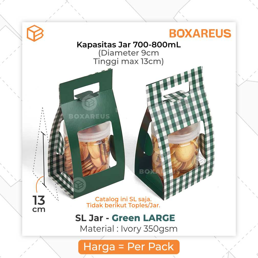 Jual Packaging Kue Kering Box Toples Satuan Tabung Jar Kotak Gagang ...