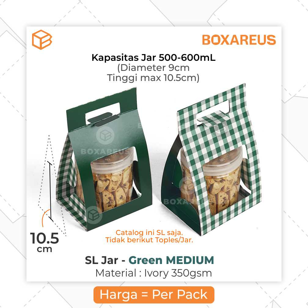 Jual Packaging Kue Kering Box Toples Satuan Tabung Jar Kotak Gagang ...
