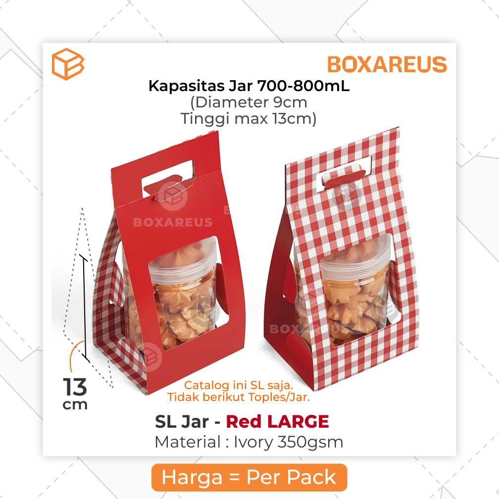 Jual Packaging Kue Kering Box Toples Satuan Tabung Jar Kotak Gagang ...