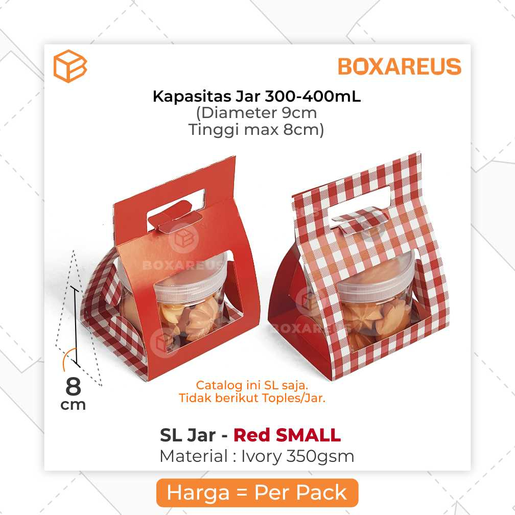 Jual Packaging Kue Kering Box Toples Satuan Tabung Jar Kotak Gagang ...