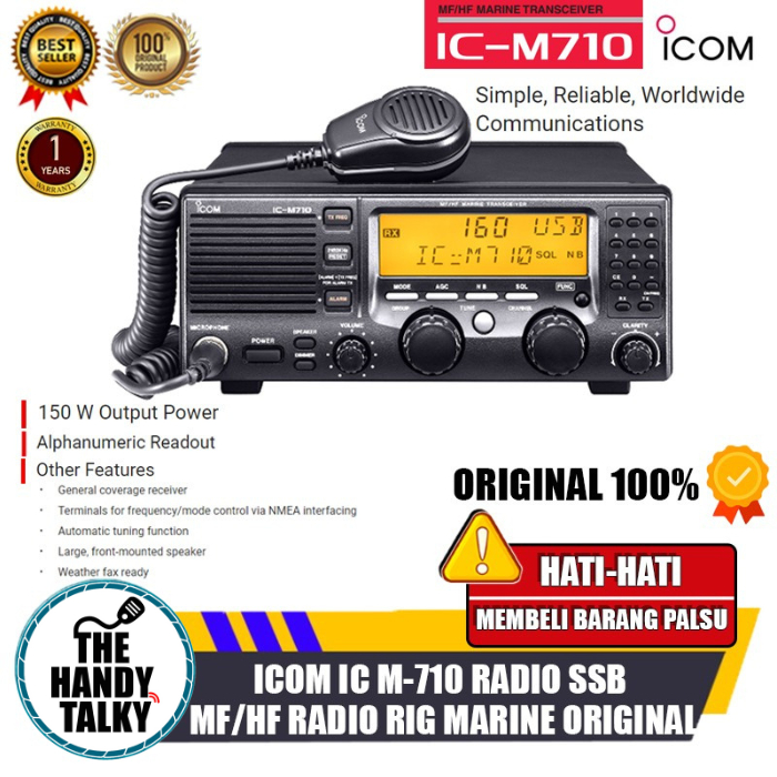 Jual ICOM IC M710 SSB M 710 RADIO SSB M-710 MF/HF RADIO SSB MF HF RIG ...