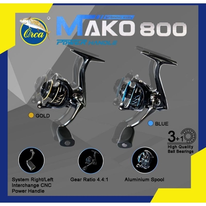 Jual REEL ORCA MAKO 800 POWER HANDLE | Shopee Indonesia