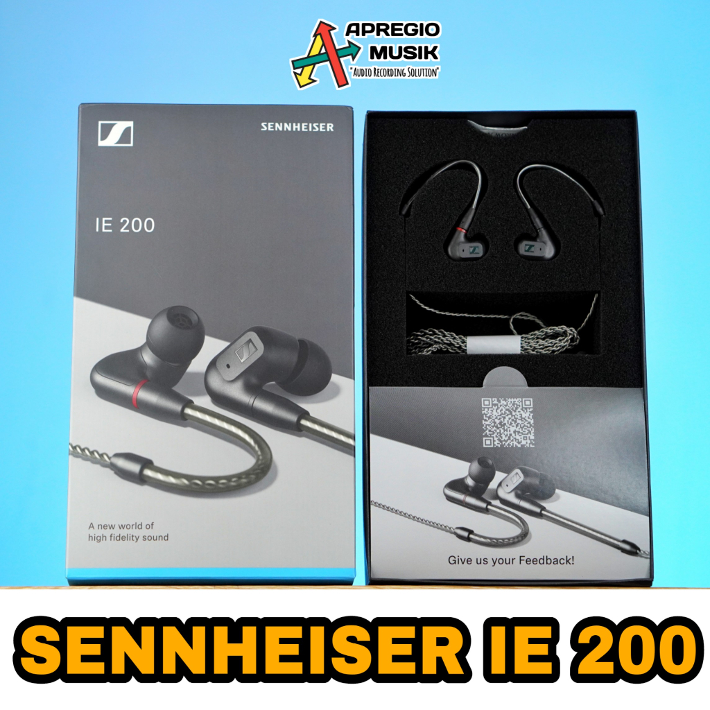Jual Sennheiser IE200 7MM TrueResponse Dynamic Driver In Ear Earphone | Shopee Indonesia