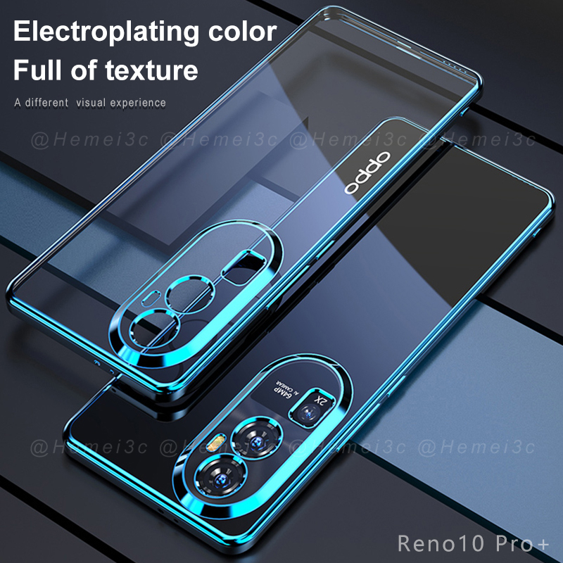 Jual CASE OPPO RENO 10 PRO PLUS SOFT CASE PLATING BENING PREMIUM COVER ...