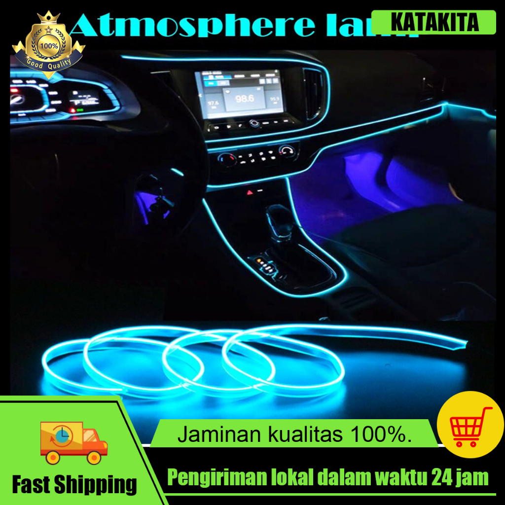 Jual 5m interior mobil lampu hias LED, strip lampu neon, strip lampu ...