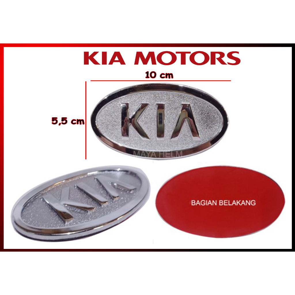 Jual Emblem Logo Mobil KIA Bulat Chrome | Shopee Indonesia