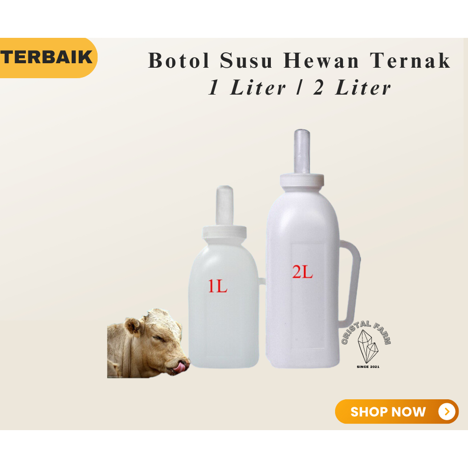 Jual Jual Botol Susu Pedet / Anak Sapi Kuda Kerbau Kapasitas 1 Liter 2 ...