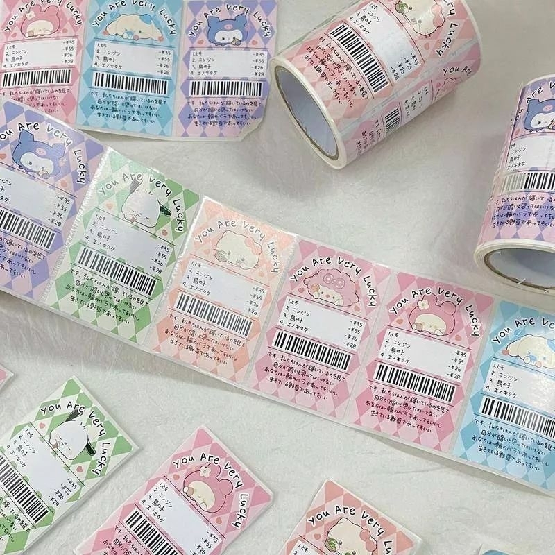 Jual 100pcs / Roll Sticker Label Design Cute Sanrio Import | Sticker ...