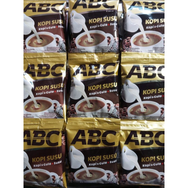 Jual KOPI ABC - ABC Kopi Susu Sachet isi 10 pcs @33gr | Shopee Indonesia