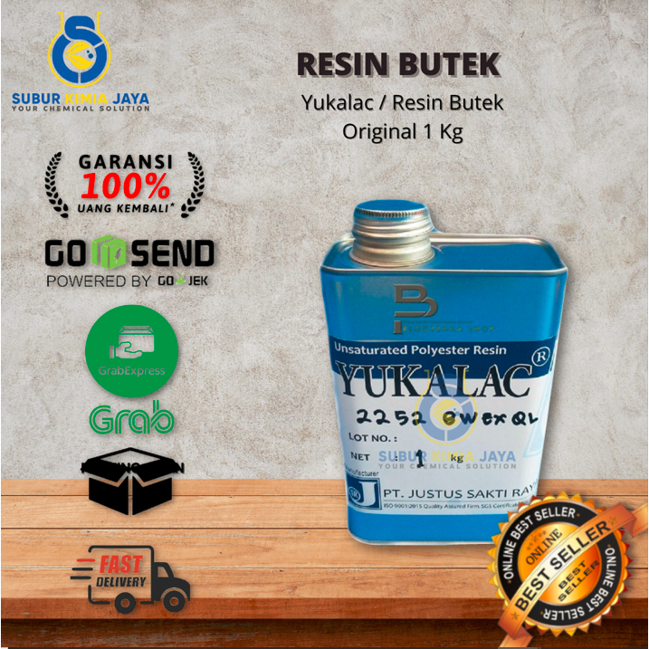 Jual Yucalac 157 BQTN-EX Resin Butek 1 kg + Katalis 20 Ml | Shopee ...