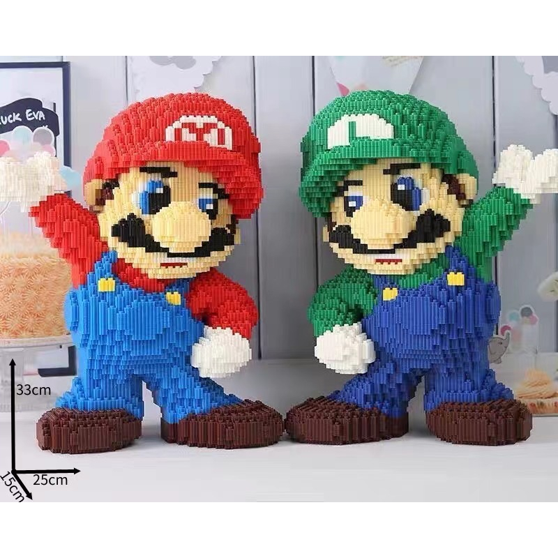 Jual Nano Block Mario Medium Bricks Education Nano Block / Mainan Balok ...