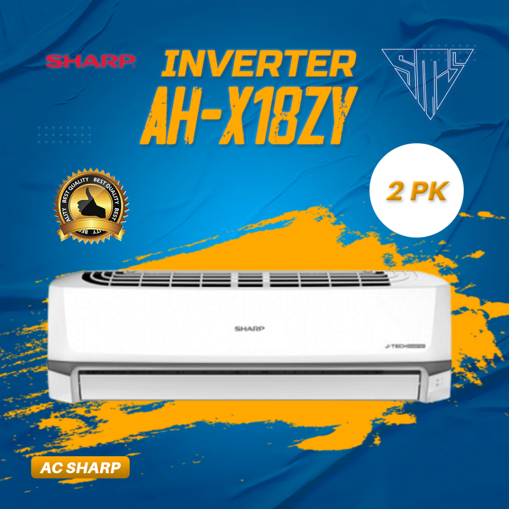 Jual AC SHARP AH-X 18 ZY AH-X18ZY 2PK + PASANG R32 INVERTER | Shopee Indonesia