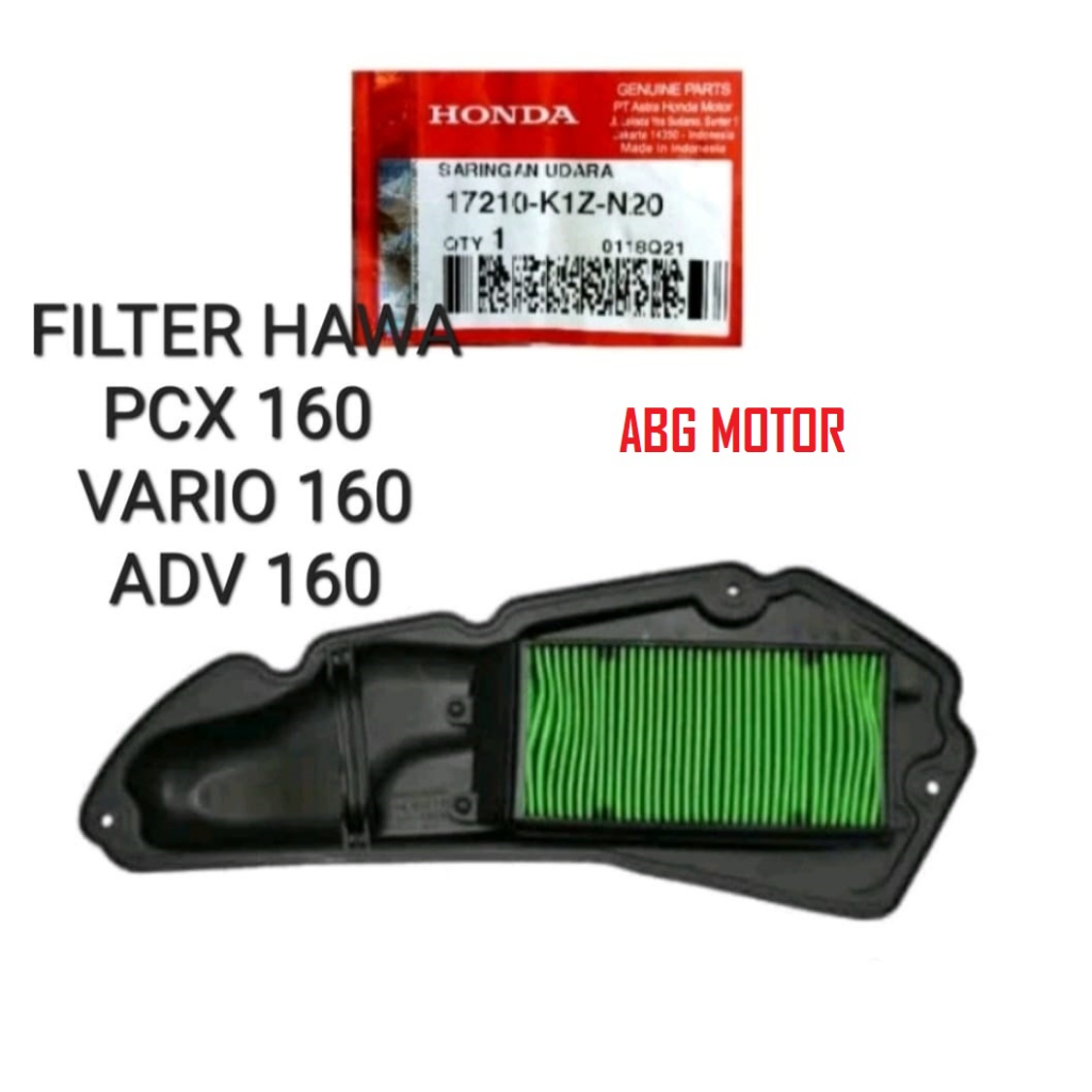 Jual FILTER SARINGAN HAWA UDARA VARIO 160 PCX 160 ADV 160 ORIGINAL ...