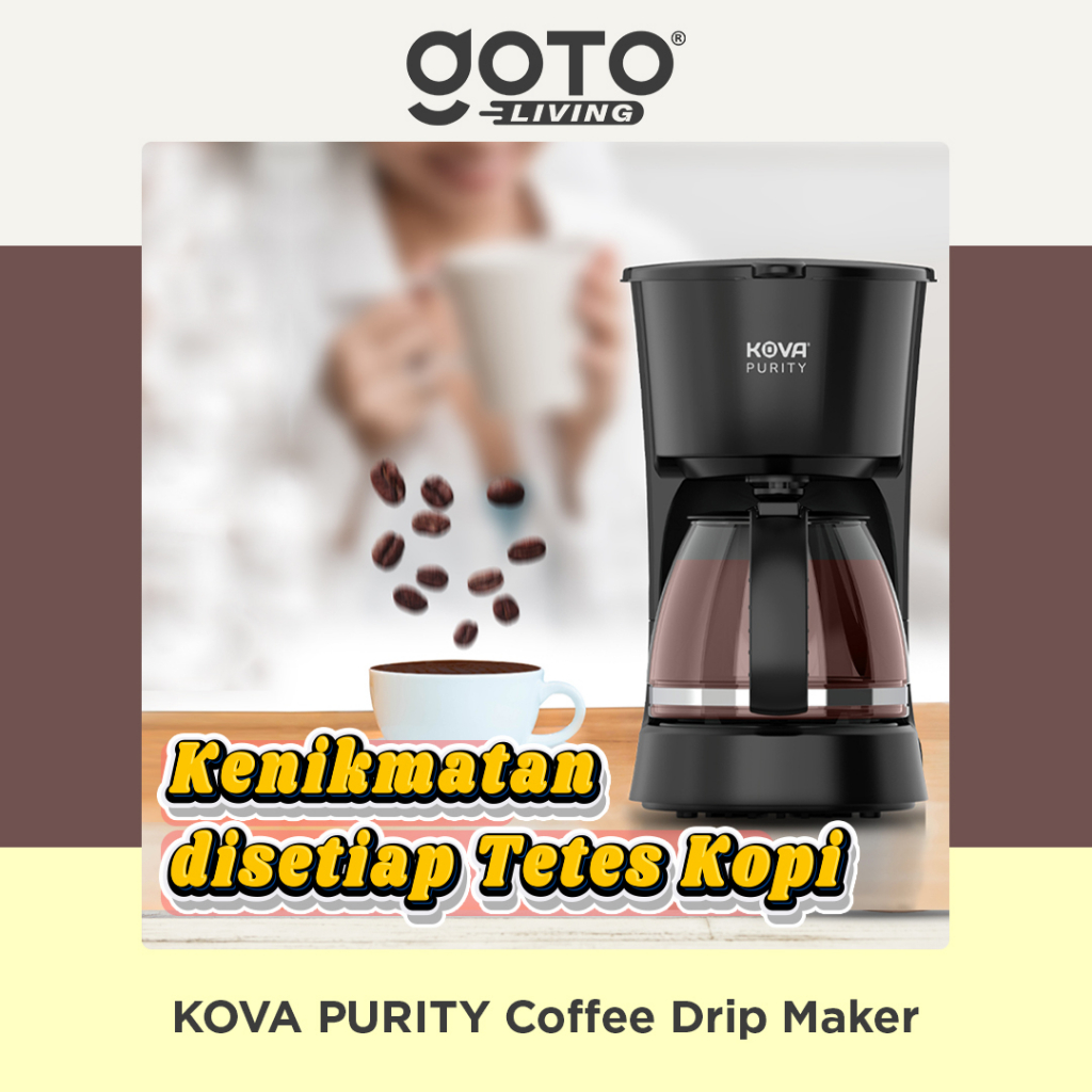 Jual Kova Purity Mesin Pembuat Kopi Teh Coffee Drip Maker Elektrik Otomatis | Shopee Indonesia